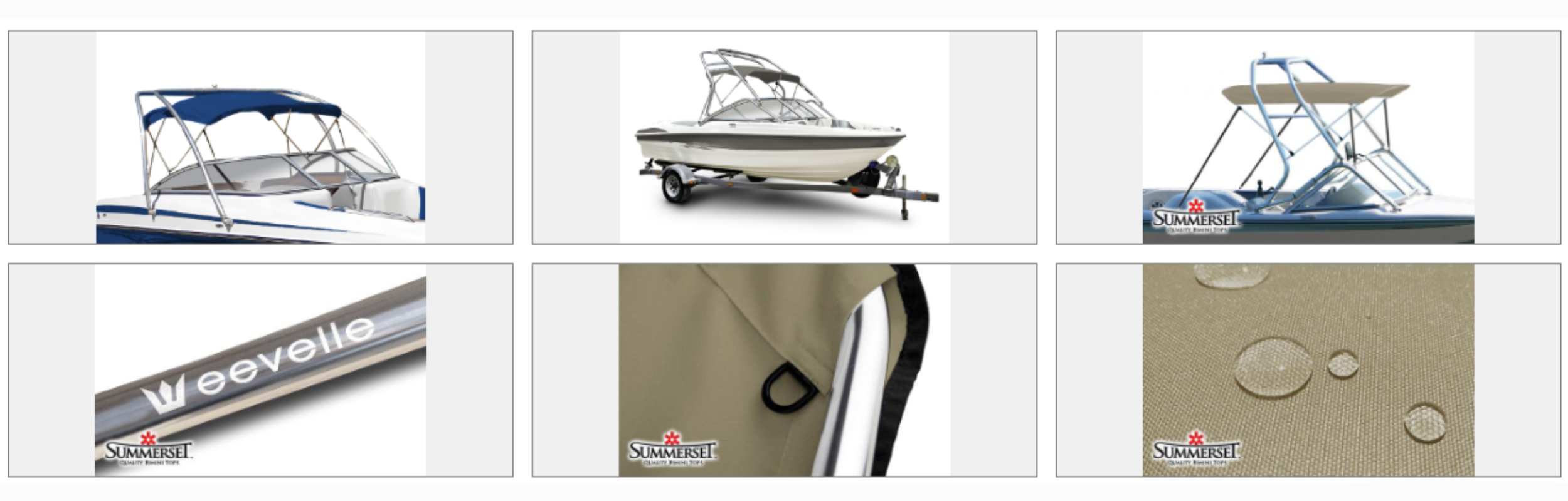 Replacement Canvas 96" LONG, FITS 97"- 103" WIDE | Summerset Bimini Top