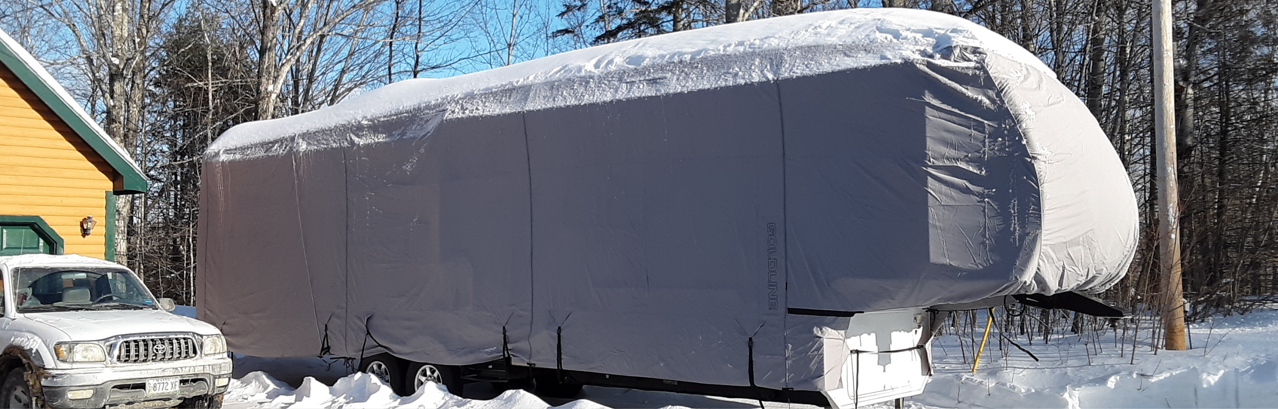 Travel Trailer Cover Fits 26' Long Travel Trailer | S2 Expedition RV Covers