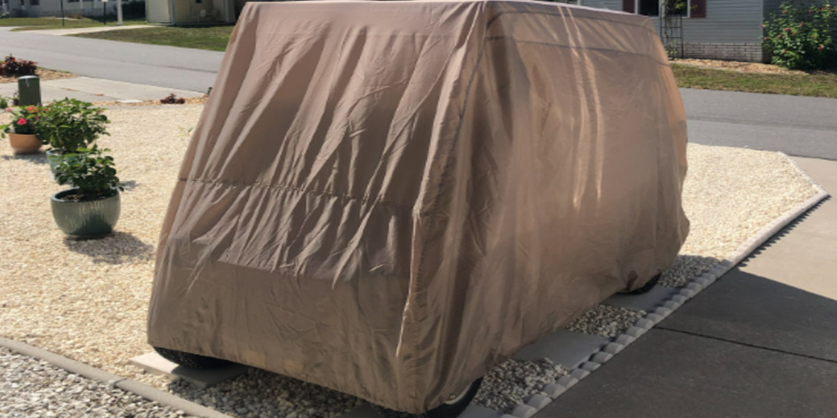 2 Passenger Golf Cart Sun Shade | Outdoor Cover Wareouse